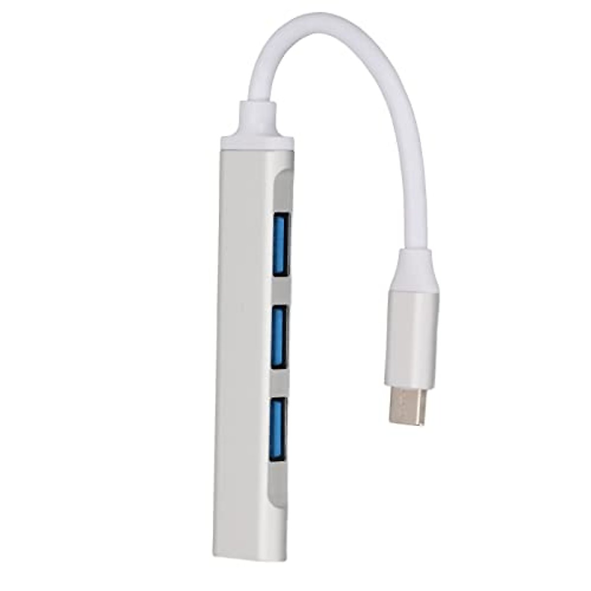 USB C Hub, 4 in 1 USB Docking Station for Printer for Keyboard for Tablet(Silver)