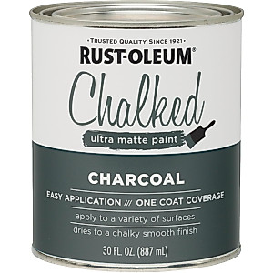 Rustoleum 285144 30 Oz Charcoal Chalked Ultra Matte Paint