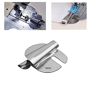 Sewing Rolled Hemmer Foot, 3mm-8mm 6 Sizes Wide Sewing Rolled Hem Presser Foot, Sewing Machine Presser Foot, Hemming Foot Kit for Sewing Rolled Hemmer Presser Foot (5mm)