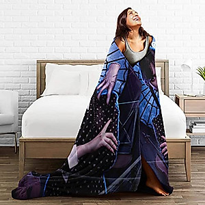 Wednesday Movie Ultra-Soft Micro Fleece Blanket 3D Fashion Print All Season Couch Sofa Warm Bed Throw Blanket Perfect for Kids Adults Family Birthday Gift 50"X40"