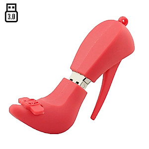 16GB High Heels Model USB Flash Drive USB 3.0 Storage Device USB Flash Disk USB Drive USB 3.0 Memory Stick USB Stick U Disk Thumb Drive USB Flash Memory USB Disk - Red