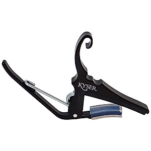 Kyser Quick-Change Guitar Capo for 12-string guitars, Black, KG12B