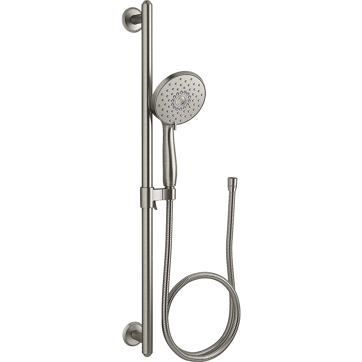 KOHLER 22177-Bn Forté 2.5 Gpm Multifunction Hand Shower Kit With Katalyst Air-Induction Technology, Brushed Nickel