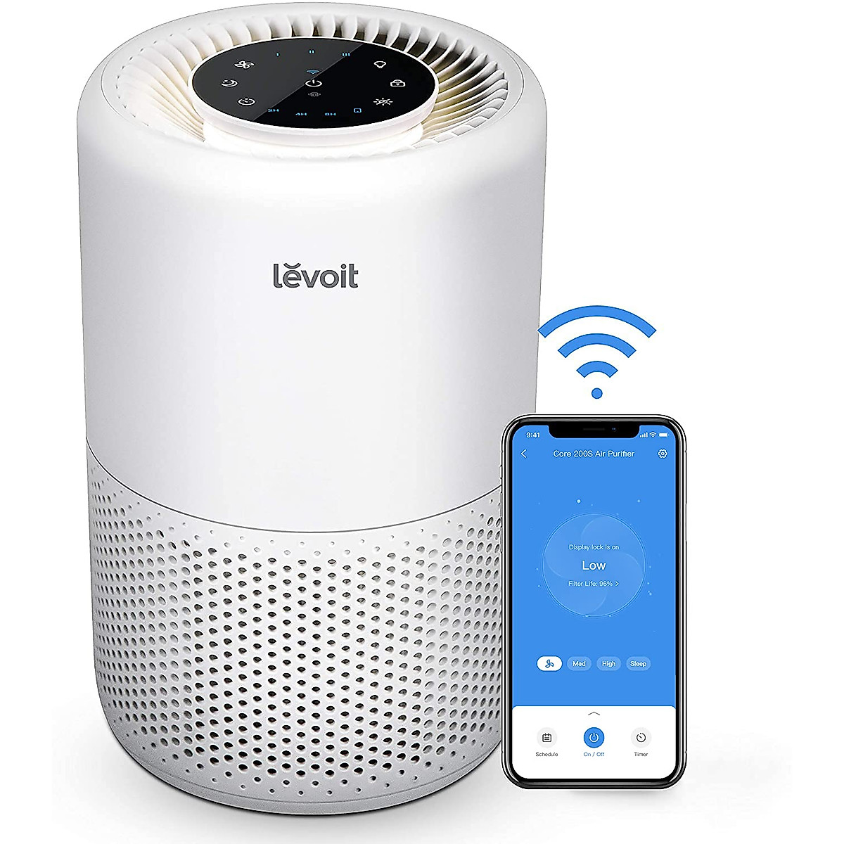 LEVOIT Air Purifier and Replacement Filter Bundle for Home Bedroom, Smart WiFi Alexa Control, Covers up to 915 Sq.Foot