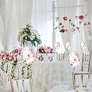 Round Tissue Paper Table Confetti Dots for Wedding Birthday Party Decoration, 1.76 oz (Rose Gold Confetti, 2.5 cm)