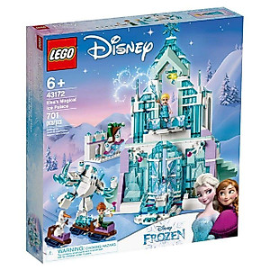 LEGO Disney Frozen Elsa's Magical Ice Palace 43172 Toy Castle Building Kit with Mini Dolls, Castle Playset with Popular Frozen Characters Including Elsa, Olaf, Anna and More (701 Pieces)