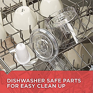 Black+Decker One-Touch HC150W 1.5-Cup Electric Food Chopper, White