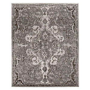 PB Nolan Grey Color Traditional Oriental Style Handmade Tufted 100% Woolen Area Rugs & Carpet Living Room Bedroom (5'x8' feet)