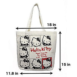Sanrio Company, Ltd. Hello Kitty Tote Bag Hello Kitty Shopping Bag Gym Bag Hello Kitty Lunch Bag Japan exclusive | Hello Kitty Gift Sanrio Licensed Medium
