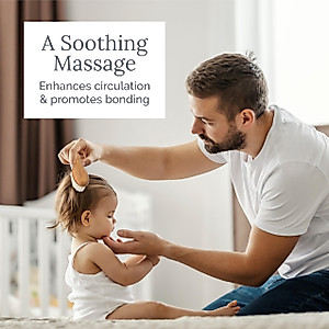 Natemia Wooden Baby Hair Brush & Comb Set for Newborns - Soft Bristle, Toddler Cradle Cap Brush - Toddler Comb