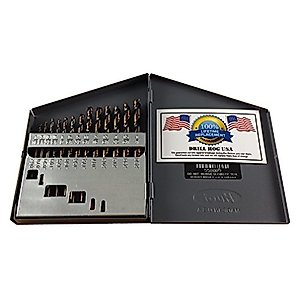 Drill Hog® 13 Pc Hi-Molybdenum M7 Drill Bit Set 1/16"-1/4"