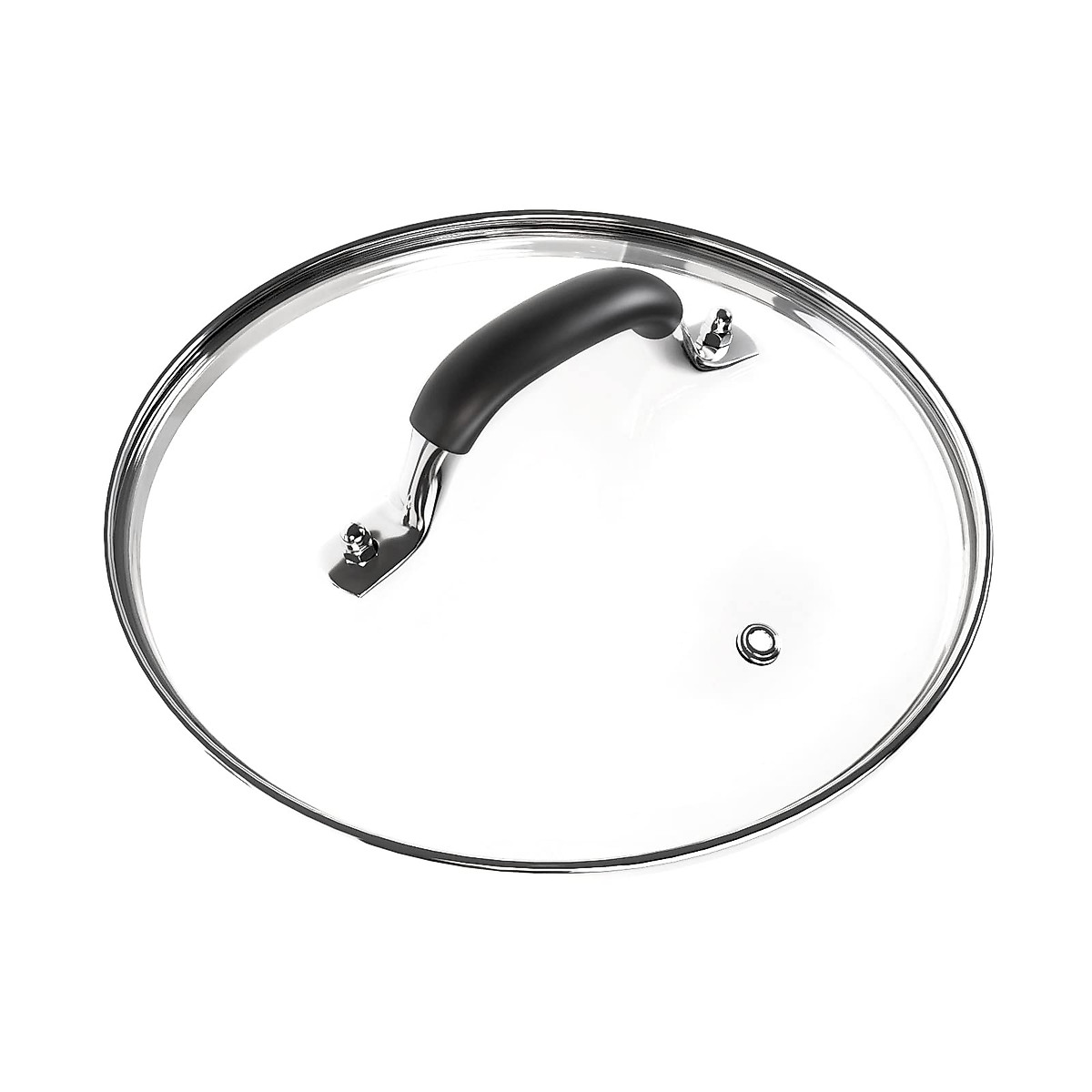 WishDirect 10 Inch Tempered Glass Lid Compatible with 8 Quart Instant Pot and Ninja Foodi, Universal Electric Pressure Cooker Lid with Upgraded Heat-resistant Silicone Handle