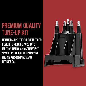 Tune Up Kit with distributor cap and rotor and spark Plug Wires Mercruiser 3.0L LX Replaces 811635Q2 816761Q14
