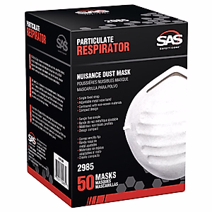 SAS Safety 2985 Non-toxic Dust Mask Box of 50