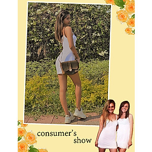 Avidlove Women's Chemise Nightgown Sleepwear Lace Lounge Dress Spin Slip, Small, White