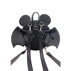 Loungefly X Disney LASR Exclusive Mickey Bat Convertible Mini Backpack- Mickey Mouse