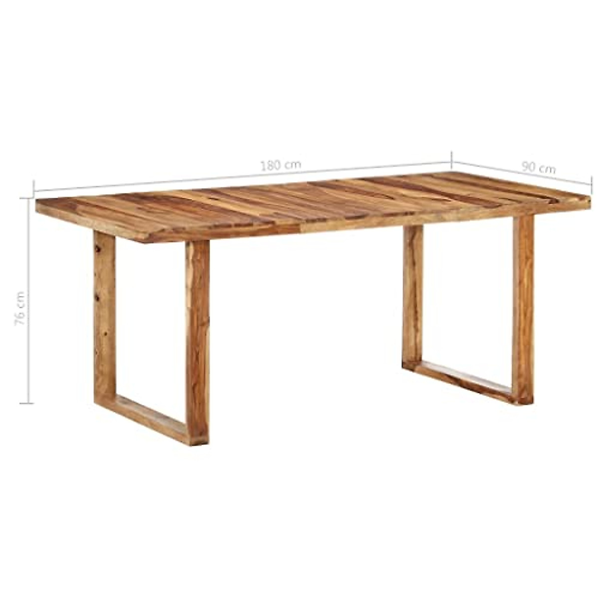 WHOPBXGAD Dining Table,Wooden bar Table, Dining Room Counter Suitable for Living Room, Dining Room, Bistro Table,70.9"x35.4"x29.9" Solid Sheesham Wood