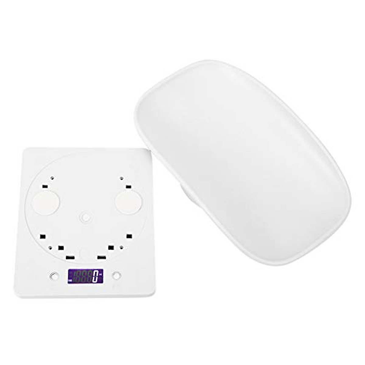 Digital Pet Scale, Animal Scales Platform Accurately Baby Weighing Tray Mini Precision Gram Weight Balance Multifunction LED Weights Tool Blue Backlight for Kitten Puppy Hamster Little Bird Toddler