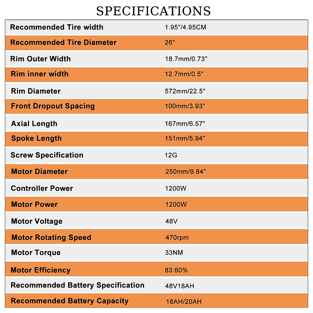 PEXMOR Electric Bike Conversion Kit, 48V 1200W 26" Front Wheel E-Bike Conversion Kit, Ebike Hub Motor Kit Upgrade 3 Mode Controller w/PAS/LCD Display/Twist Throttle Electric Bicycle Ebike Kit