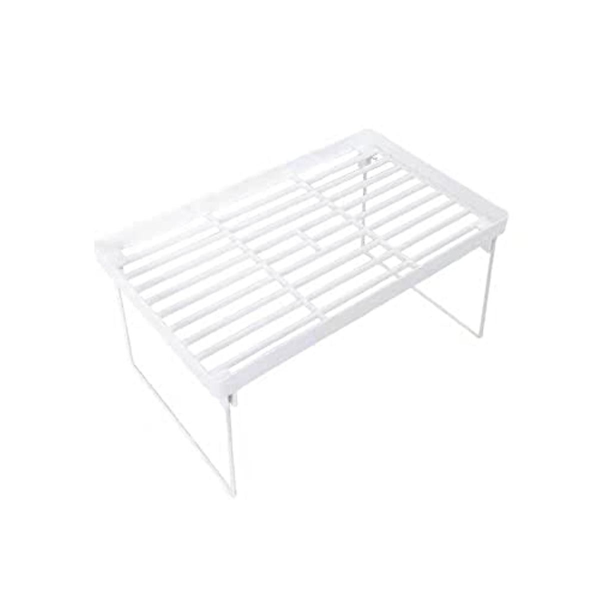 Foldable Shelf Organizer 2-Pack for Desktop, Kitchen, and Living Room