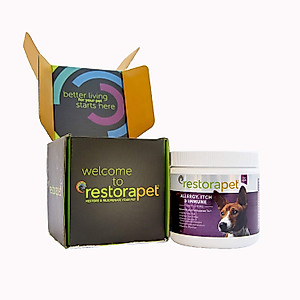 RestoraPet Allergy, Itch & Immune Soft Chews - Natural Supplement for Dogs - Support Immunity, Soothe Skin Irritation, Improve Coat Quality – with Lactoferrin, Colostrum & Omega 3-60 Bacon Chewables