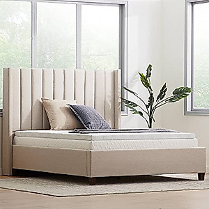 Dr. Oz Good Life Sleep All Day Fast Response Memory Foam Mattress Topper Queen Size, White