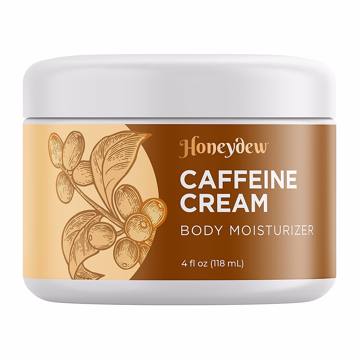 Concealing Caffeine Cream for Cellulite Reduction - Ultra Moisturizing Cellulite Cream for Thighs Butt and Belly with Rich Shea and Cocoa Butter - Light Scented Vegan Firming Body Lotion for Women