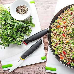 GoodCook 20418 Touch Ceramic Santoku Knife, 5", Multicolored