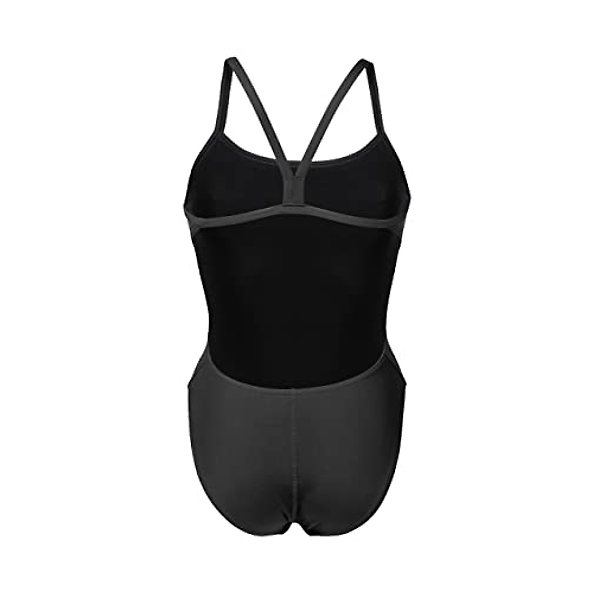 ARENA Women's Solid Team MaxLife Swimsuit Challenge Back One Piece Ladies Bathing Suit Competition Training Athletic Swimwear, Black/White, US Size 30