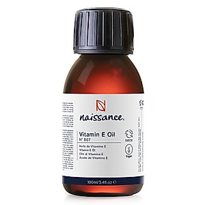 naissance Natural Vitamin E Oil 4 Fl Oz - Pure, Natural, Vegan, Cruelty Free, Hexane Free, No GMO - Ideal for Aromatherapy Skincare, Haircare, Nailcare & DIY Beauty Recipes