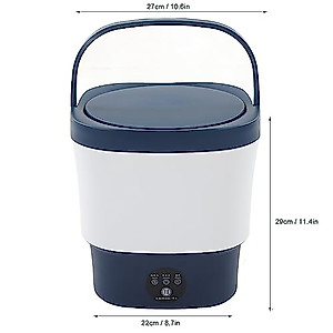 Portable Washing Machine, Mini Washer, High Speed Motor, Three Modes, for Household Clothes,Underwear,Socks,Baby Clothes (Blue)