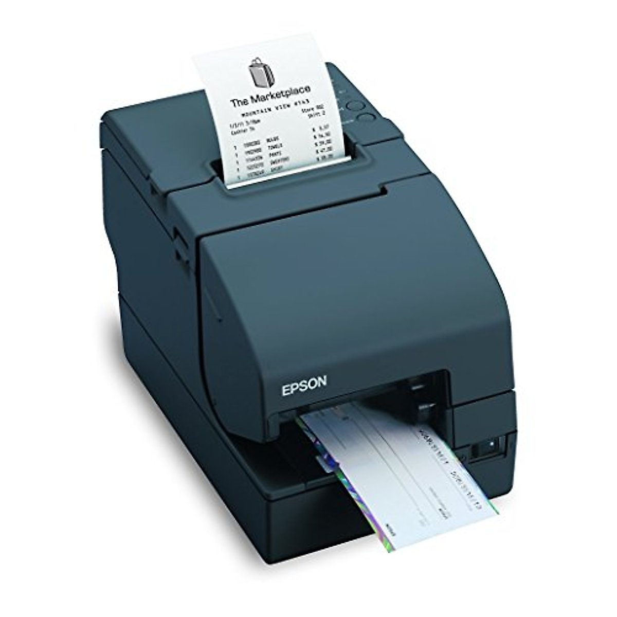 Epson C31CB26A9921 Series TM-H2000 Printer, Multi-Function, Powered USB and USB Interfaces, MICR, Black