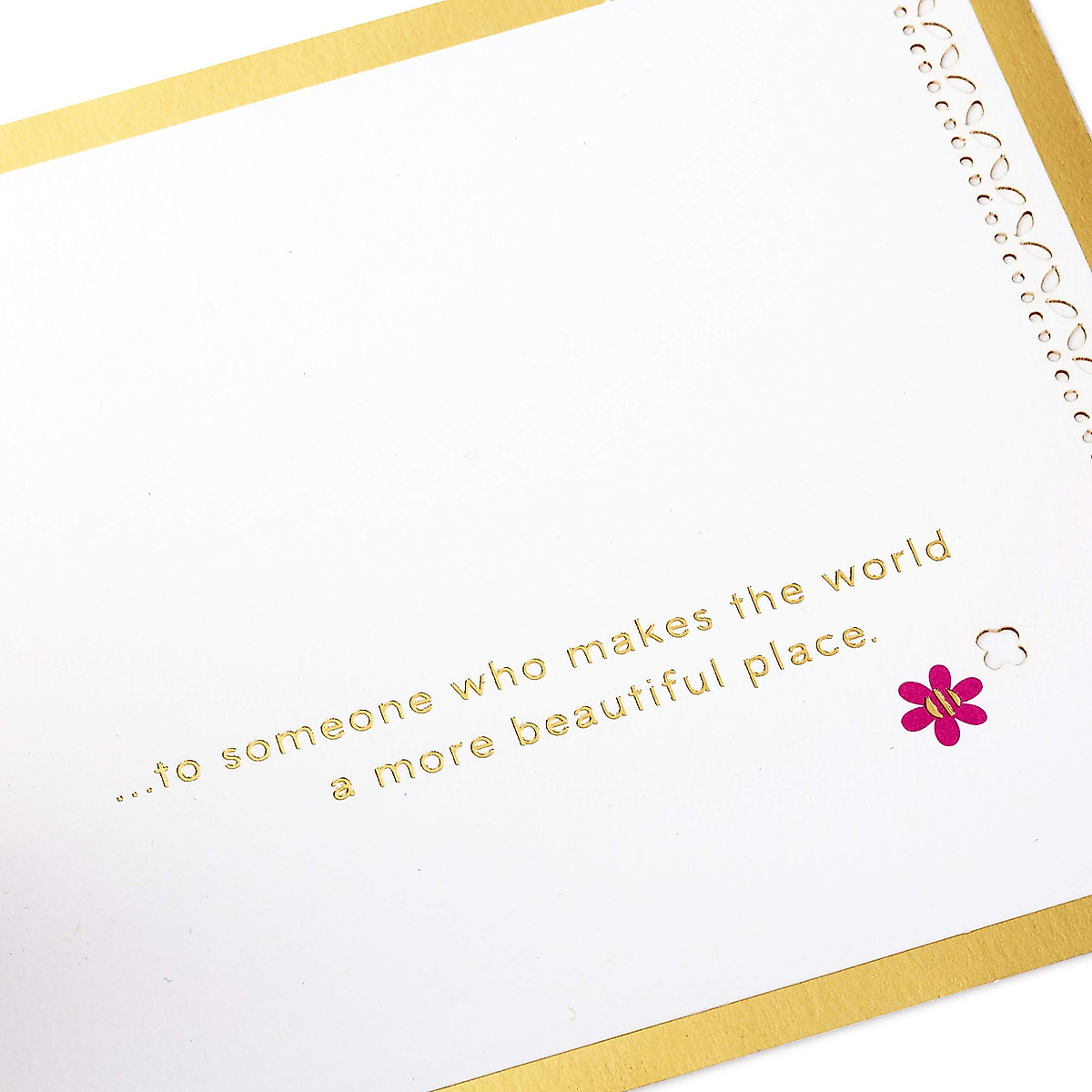 Hallmark Signature Paper Wonder Pop Up Mothers Day Card (Flowers in Vase, Make the World More Beautiful)