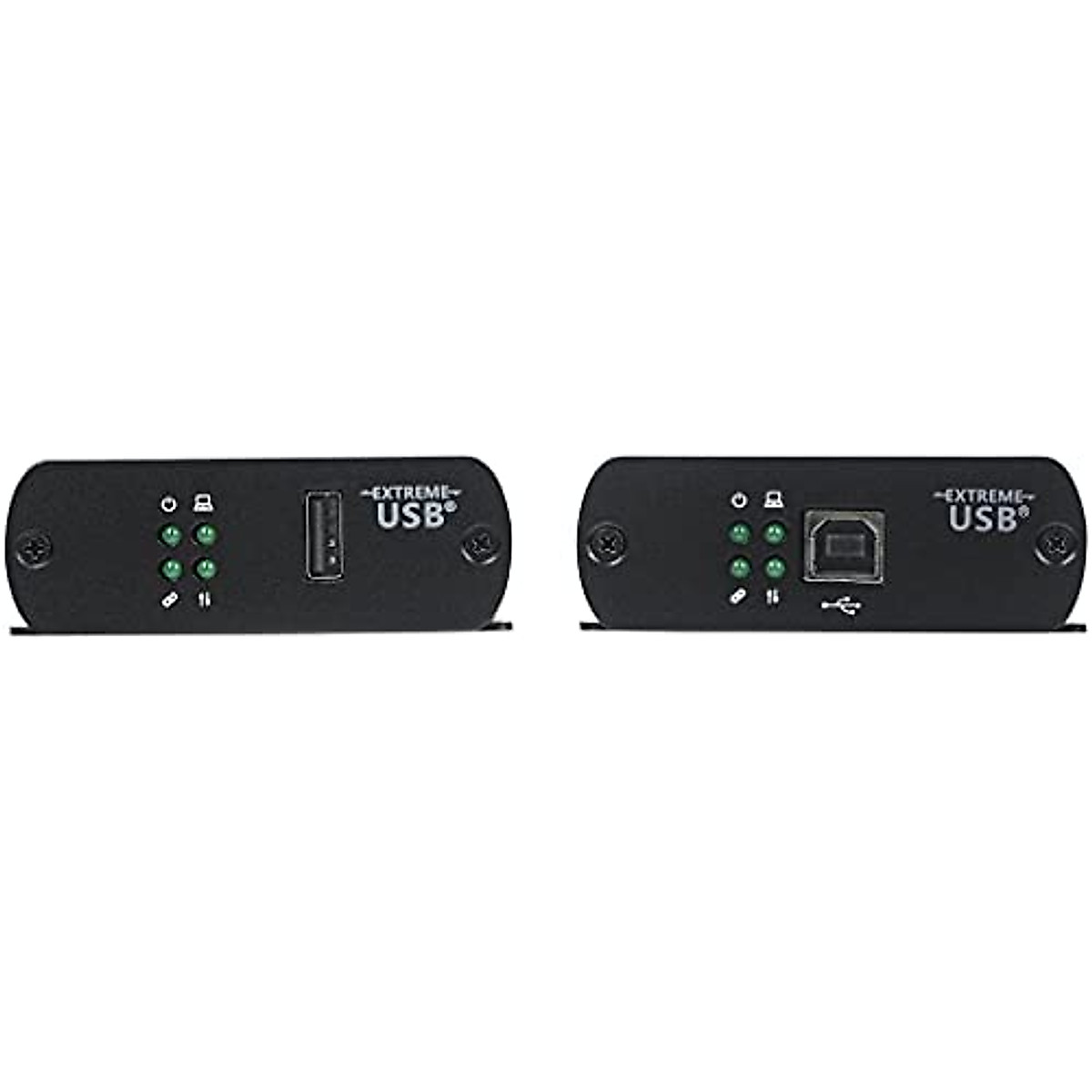 StarTech.com USB 2.0 Extender Over Cat5/Cat5e/Cat6 Ethernet Cable (RJ45) - 330ft/100m Industrial USB Extender Adapter Kit w/ESD Protection & Metal Case - Externally Powered - 480 Mbps (USB2001EXT2NA)