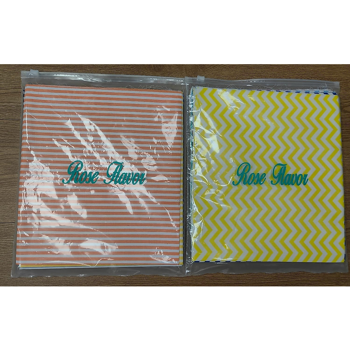 Fat Quarter Fabric Bundles Printed Calico Cloth Pre-Cut Quilting Cotton Twill Striped Printed Assortments,Craft Cloth Bundle Squares,DIY for Sewing Crafting Rose Flavor(Stripe 8pcs,18 by 20.5Inch)