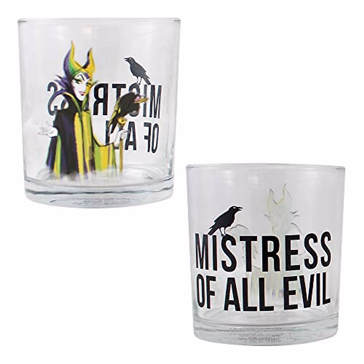 Disney - Villains: Set of Four 10 oz. Glasses