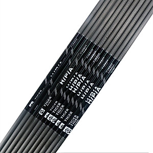 Tiger Archery 30" Carbon Hunting Arrows Archery Target Practice Arrows with 4" Natural Turkey Feathers Spine 400 for Recurve Bow and Compound Bow(Pack of 12) (30INCH, Purple White)