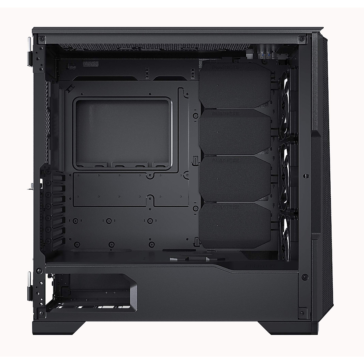 Phanteks (PH-EC500ATG_DBK01) Eclipse P500A high airflow full-metal mesh design, ATX Mid-tower, Digital-RGB Lighting, 140mm D-RGB case fans, Tempered Glass, Dual System capable, Black