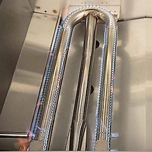 BBQ-PLUS Stainl Steel Grill Burner Tube Replacement Parts for Calise OK2000, OK2000E, OK3000,Lucullan MR3000, MR4000,Outdoor Kitchen Concepts OK2000, OK2000E Grill,1 Pack