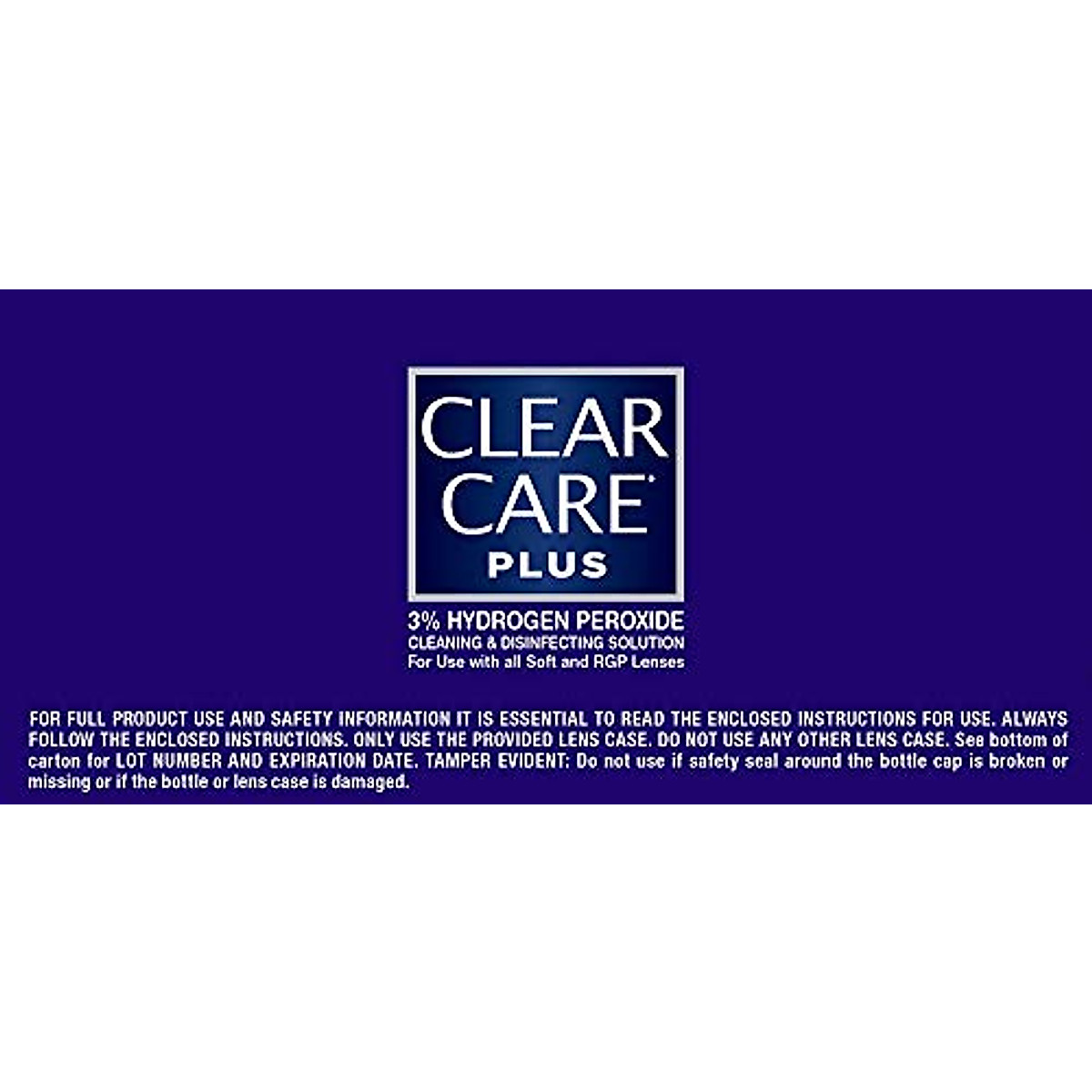 Clear Care Plus Cleaning Solution with Lens Case, Twin Pack, Multi, 12 Oz, Pack of 2