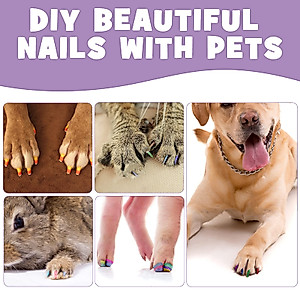 Dog Nail Polish Pen, 14 Colors Pet Nail Polish Set to DIY Beautiful Dog Nails Ideas, Creative Dog Accessories Nail Polish Pens Quick Dry & Easy to Use (A)