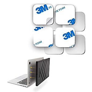 SideTrak Slide Metal Plates for Laptop - Add On/Replacement Plates Only - Compatible with SideTrak Portable Monitor - 2 Sets of Metal Plates (8 Plates Total)