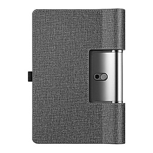 Fintie Case for Lenovo Yoga Smart Tab 10.1 (YT-X705F) Tablet, Premium Vegan Leather Slim Fit Case Folio Stand Protective Cover with Auto Sleep/Wake Feature, Gray