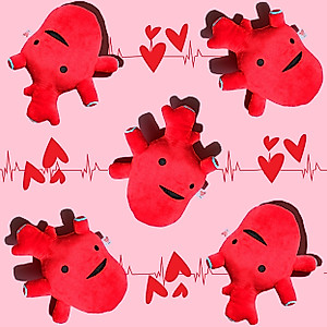 I Heart Guts Heart Plush - I Got The Beat! - 10" Stuffed Heart Plushie for Open Heart Surgery Gifts - Educational Cardiologist Gifts for Med Students, Science Teachers & Cardiac Nurses