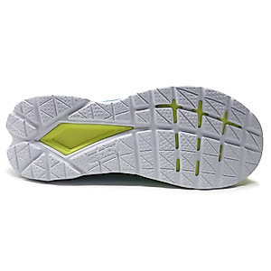 HOKA ONE ONE Womens Mach 5 Textile Evening Primrose Scuba Blue Trainers 8 US