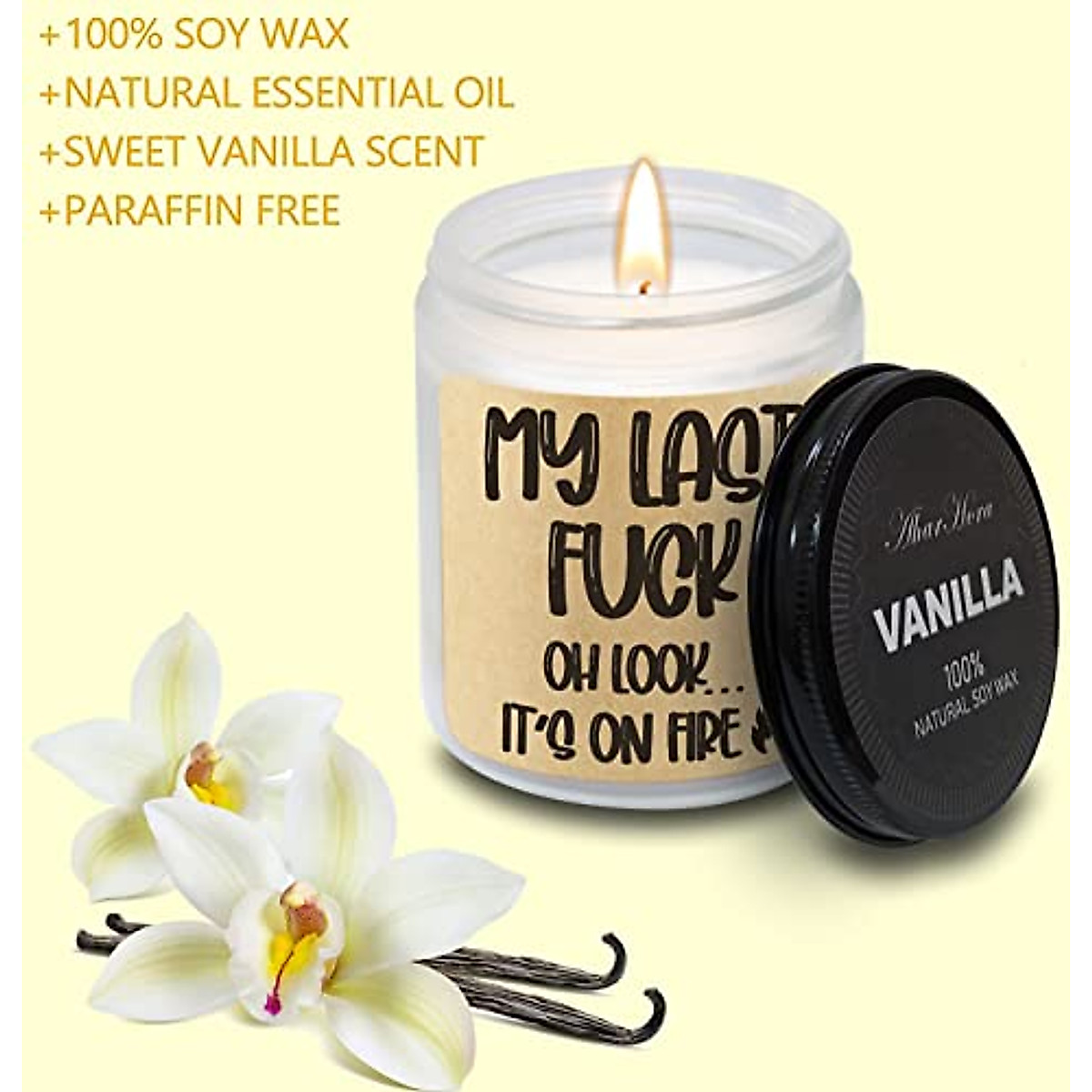 AharHora Funny Gift Candle for Her Humorous Unique Sarcastic Gifts for Best Friend Bestie Women Men Him BFF Coworker Birthday Friendship Female Joke