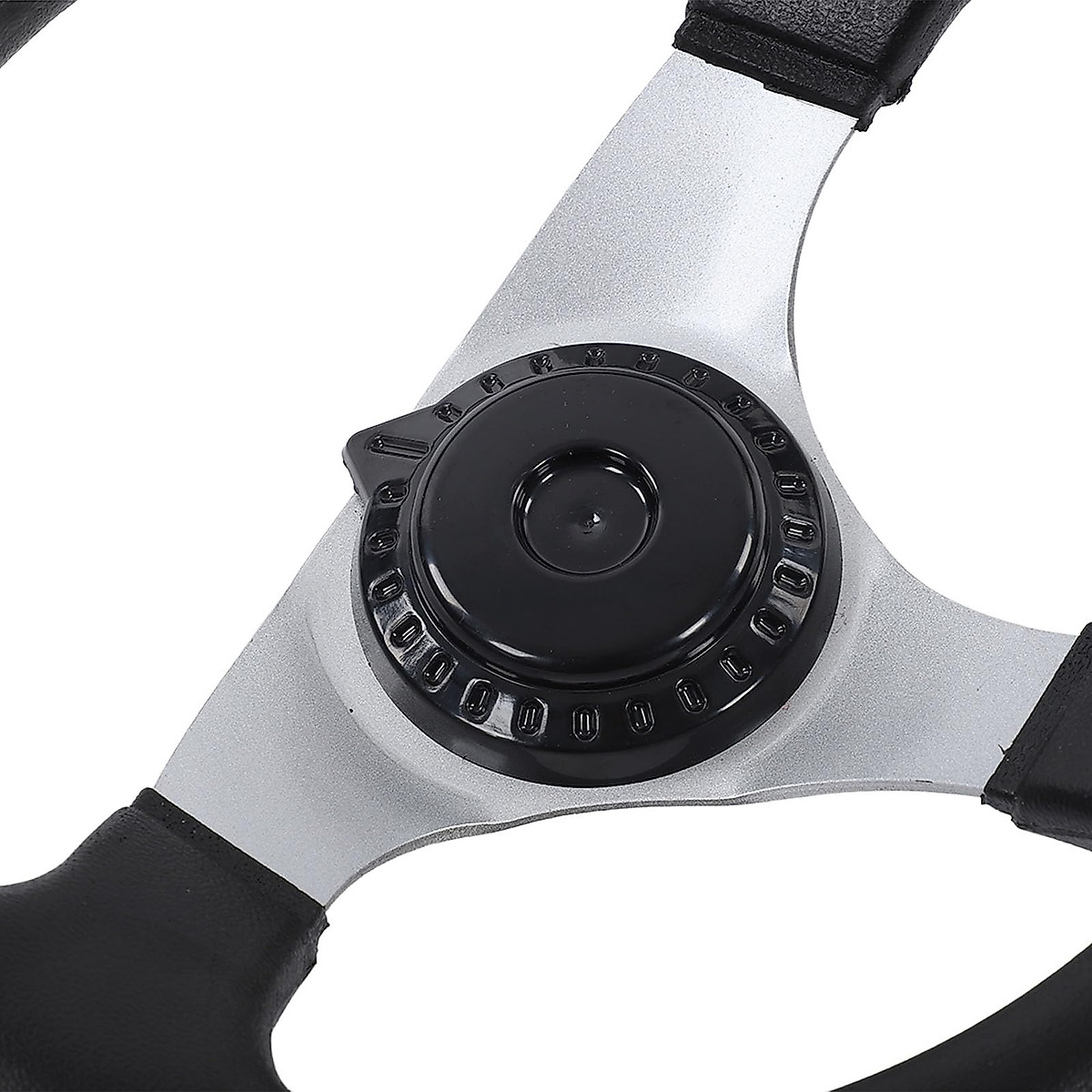 Vomeko Kart Steering Wheel Assembly - Gear Rack Pinion Adjustable Shaft Set with 300mm Steering Wheel Steel Kit for 150cc-250cc Engines Go Kart Steering System Replacement