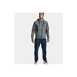Under Armour Mens Rival Fleece Pants , Academy Blue (408)/Onyx White , X-Large