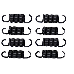 Yoogu 2-1/2 inch (Pack of 8) Furniture Replacement Extension Tension Springs for Recliner Sofa Trundle Bed Black [12 Turn]