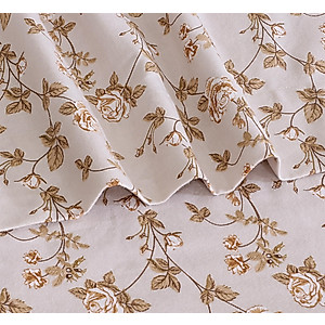 RUVANTI Flannel Sheets Full Size - 100% Cotton Double Brushed Bed Sheets Set, Deep Pockets 16 Inches, All Seasons Breathable & Extra Soft Full Sheets, Warm & Cozy, 4 Piece, Dazzale